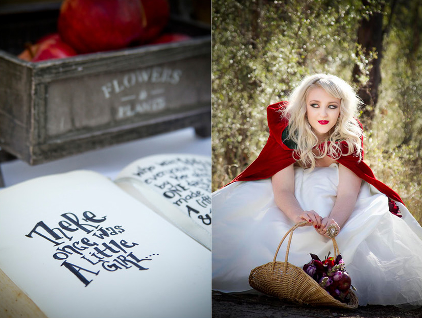 Red Riding Hood Inspired Wedding Theme - Modern Wedding