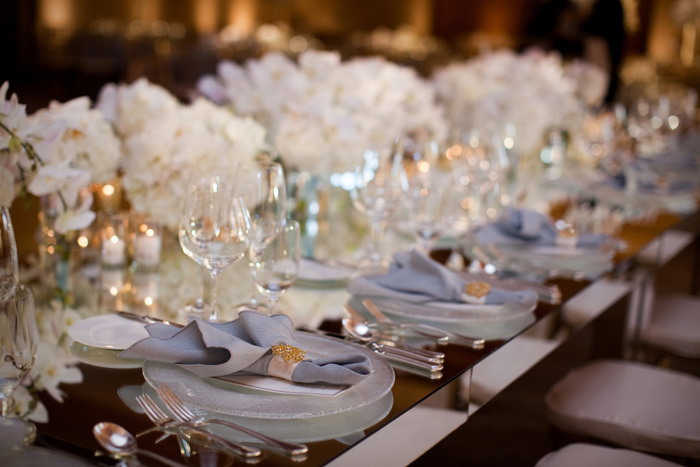 An orchid themed wedding