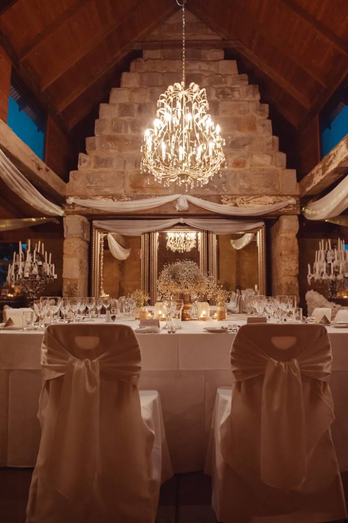 A romantic rustic wedding theme