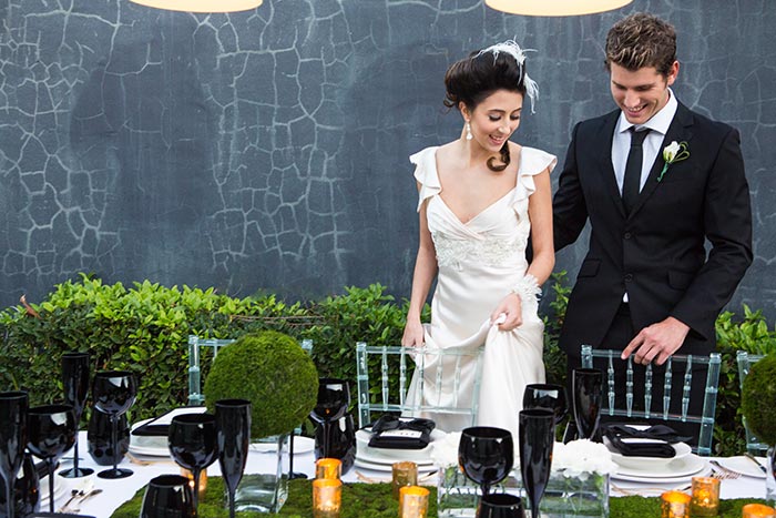 Black and Gold Wedding Inspiration