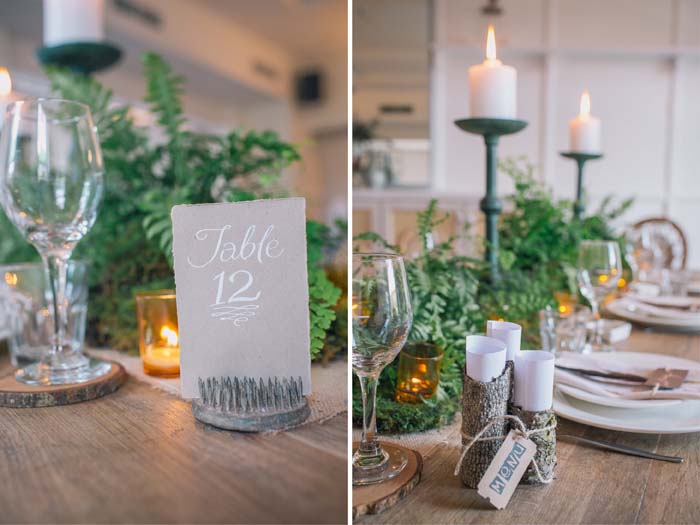 How to create a Natural Fern & Forest Tablescape