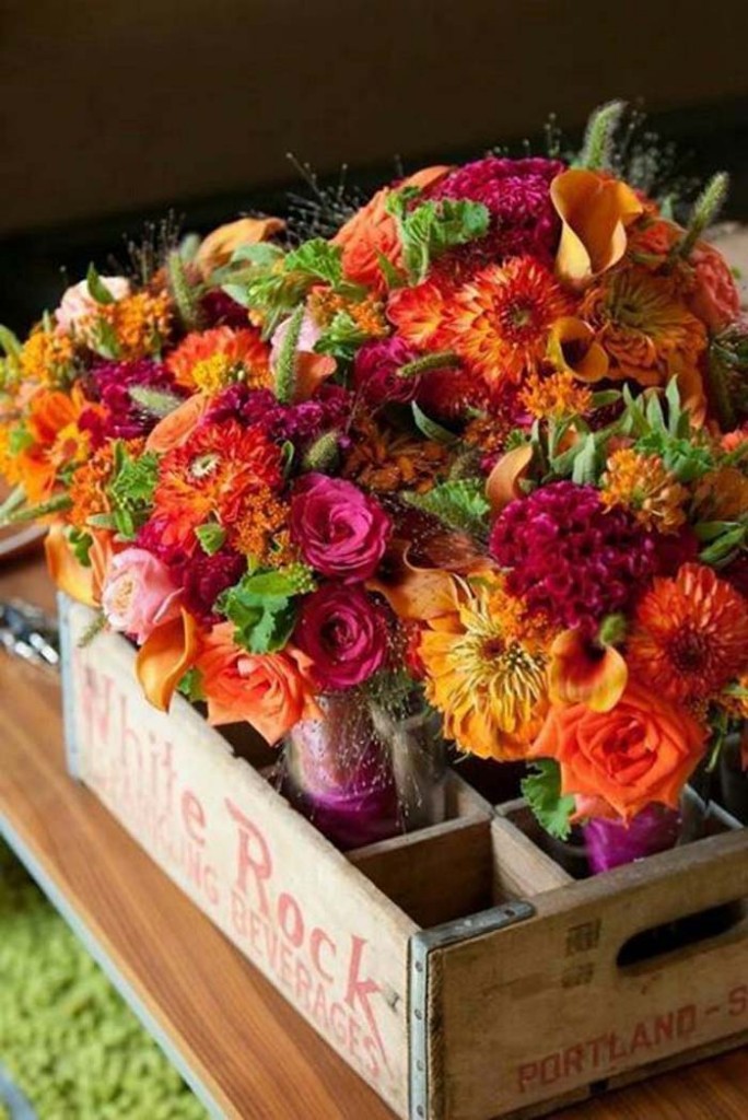 25 Autumn inspired wedding flowers - Modern Wedding