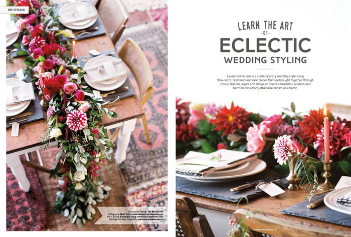 Modern Wedding DIY Magazine - The Eclectic Issue now on Sale