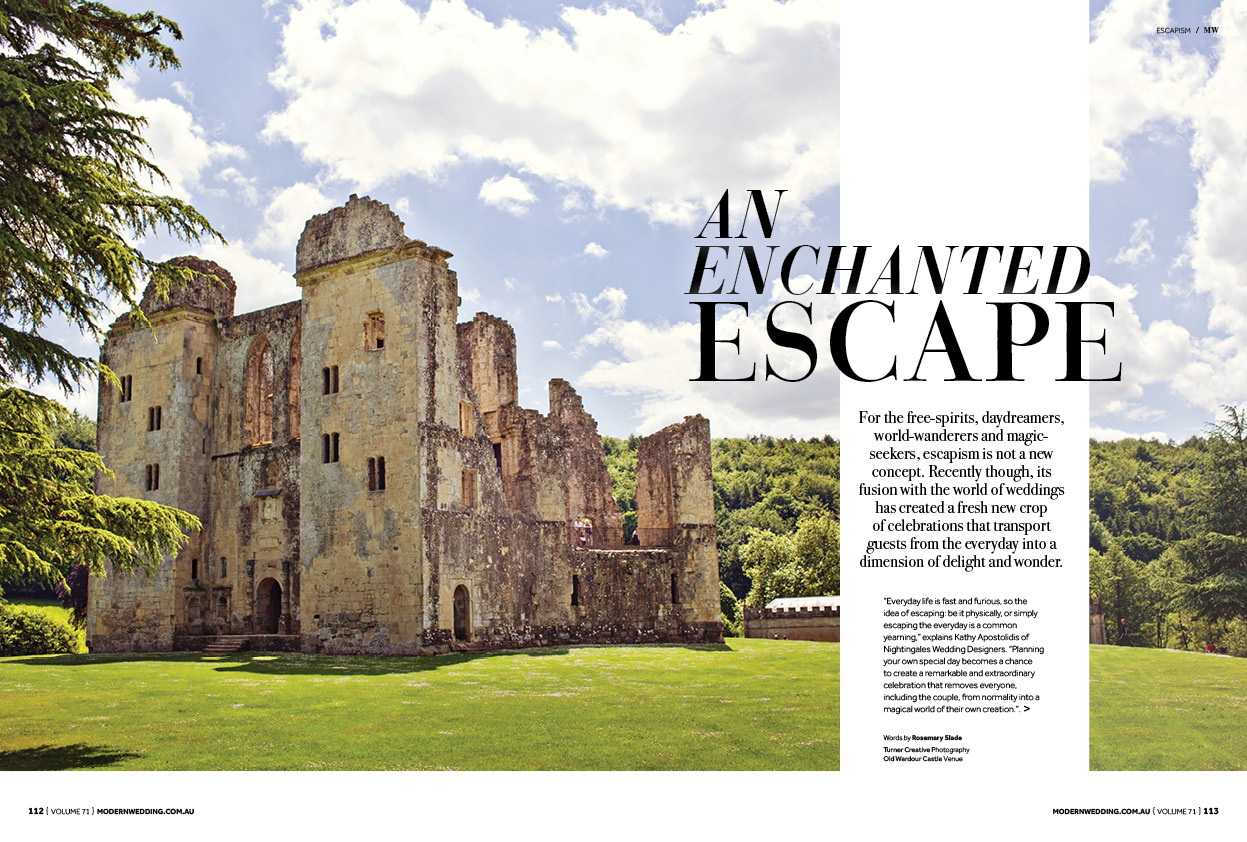 Modern Wedding Magazine 'The Escape Edition' Preview - Modern Wedding