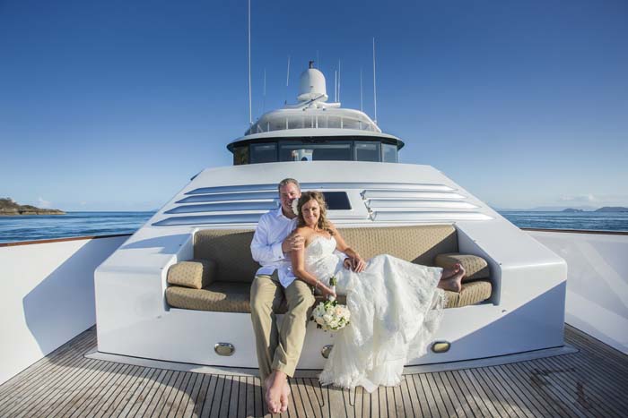 How To Host A Whitsundays Wedding On A Boat - Modern Wedding