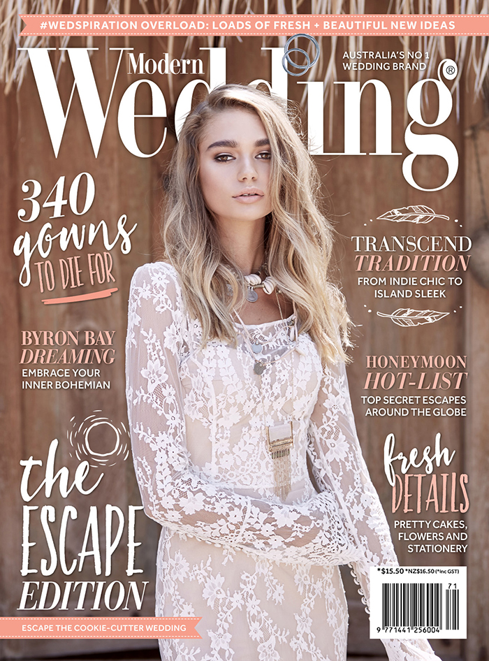 Modern Wedding Magazine 'The Escape Edition' Preview - Modern Wedding