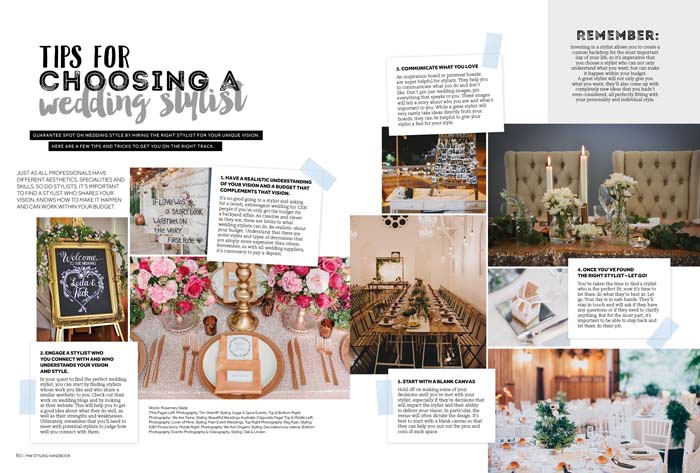 Modern Wedding Styling Handbook 3 Preview! - Modern Wedding
