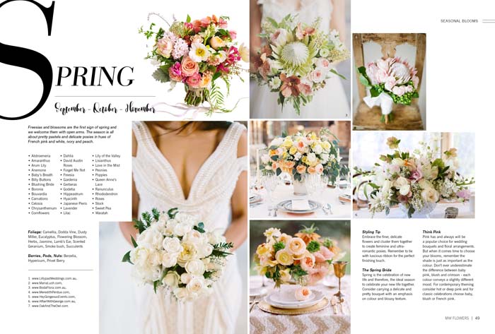 Modern Wedding Flowers Magazine Issue 19 - Preview - Modern Wedding
