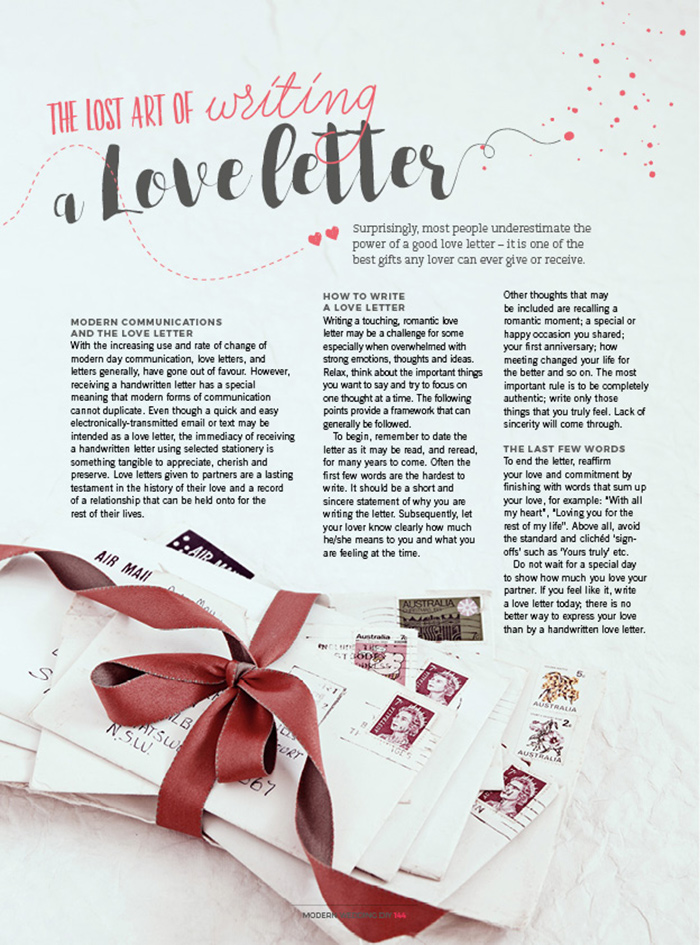 Modern Wedding DIY Magazine - The Romantic Issue Now On Sale