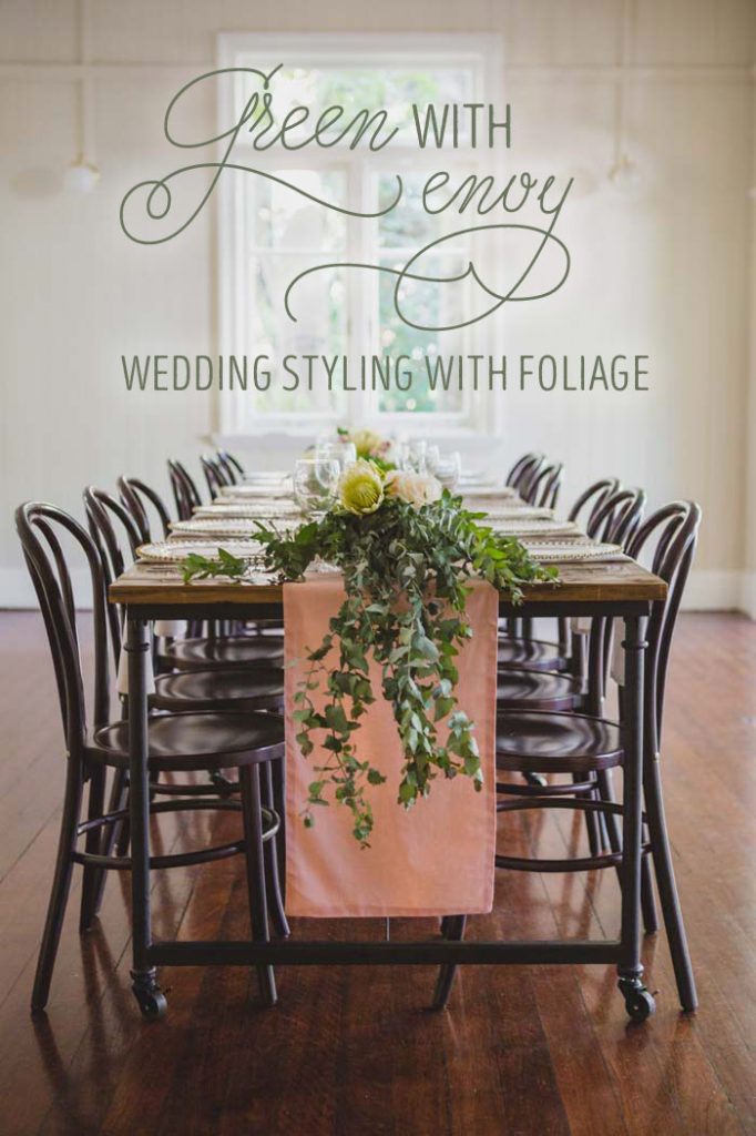 Green With Envy - Foliage Wedding Decoration Ideas - Modern Wedding