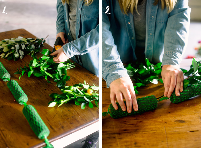 DIY Floral Garland Tutorial! - Modern Wedding