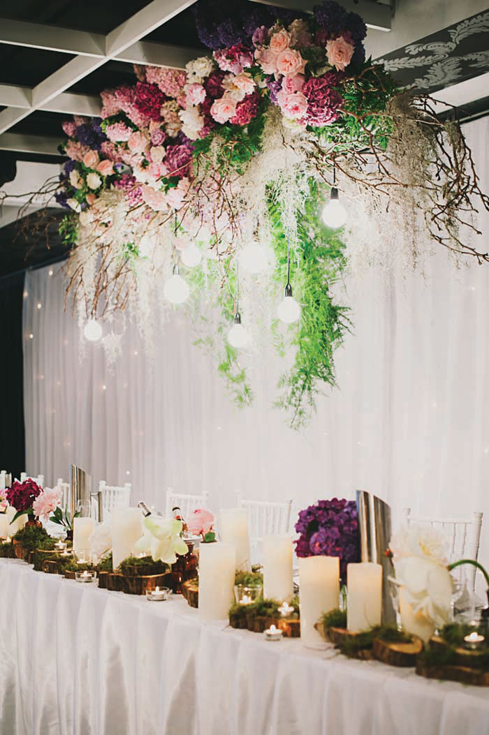 8 Hanging Floral Installations that will make you Gasp! - Modern Wedding