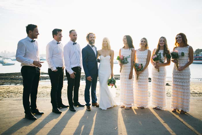 Andy and Lauren's Relaxed Watsons Bay Wedding - Modern Wedding