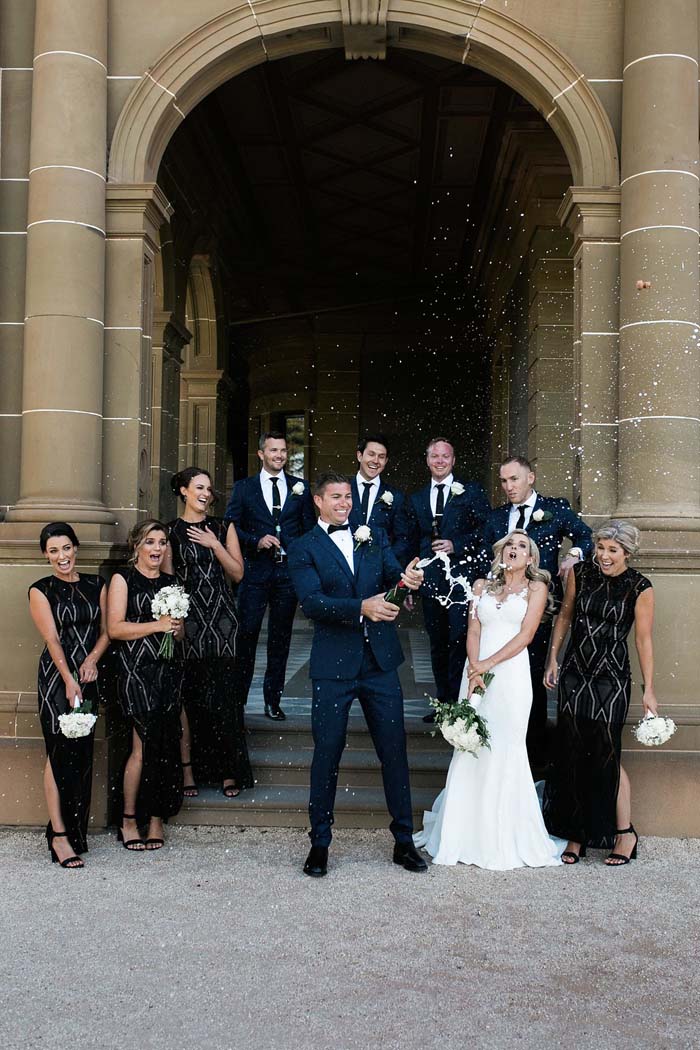 Chris and Chelsea's Crisp And Elegant Wedding Celebration