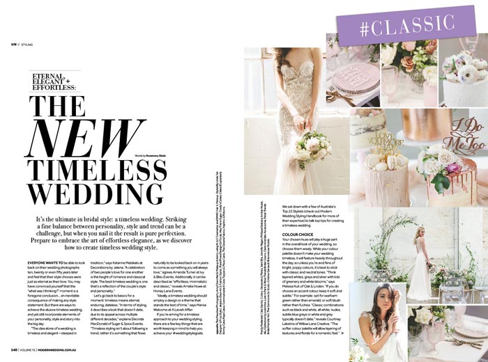 MODERN WEDDING MAGAZINE 75 – SIMPLY BEAUTIFUL PREVIEW - Modern Wedding