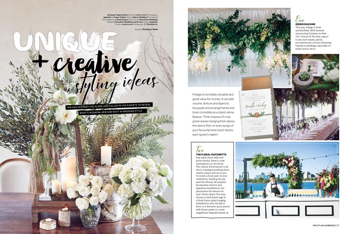 Modern Wedding Styling Handbook 4 - Sneak Peek! - Modern Wedding