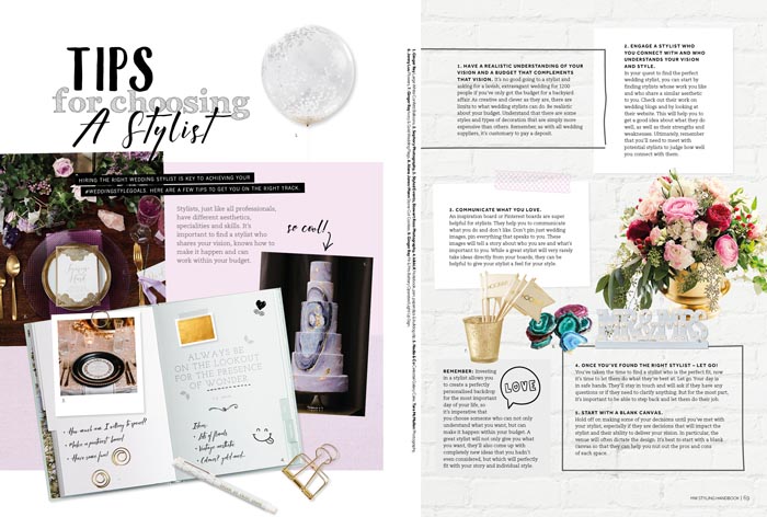 Modern Wedding Styling Handbook 4 - Sneak Peek! - Modern Wedding