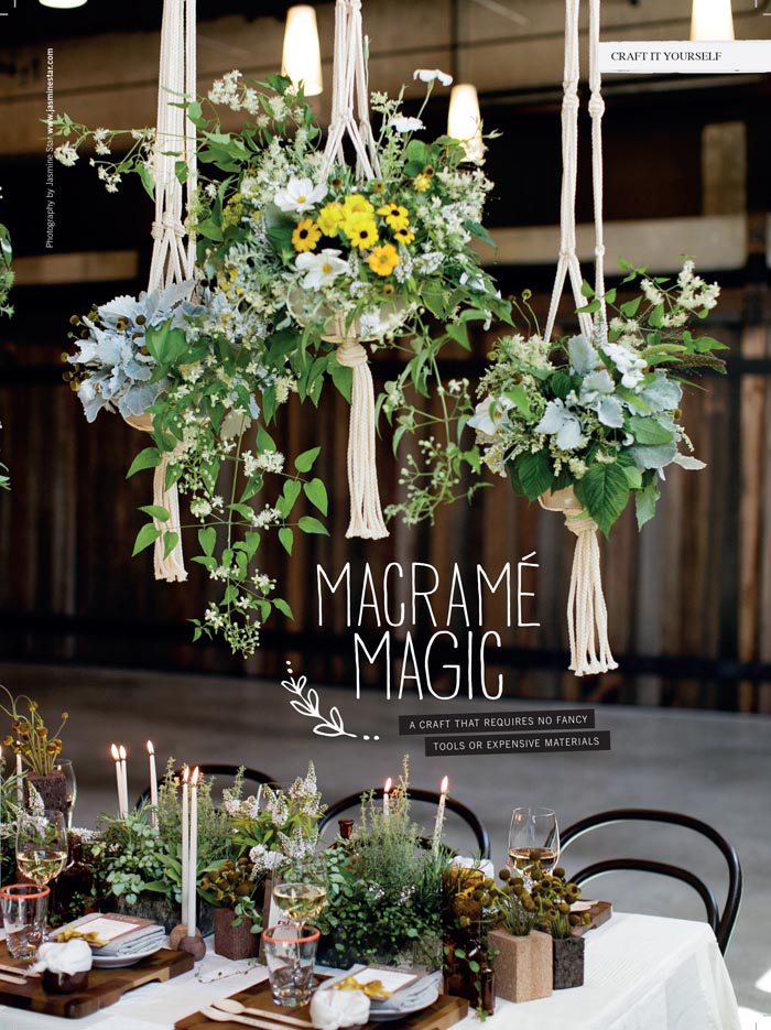 Macrame Magic - Modern Wedding