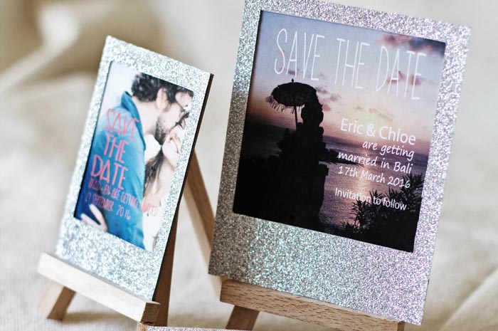 DIY Polaroid Magnet: How to make an easy wedding favour