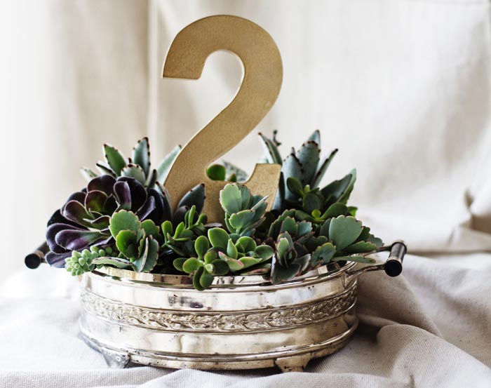 DIY Table Numbers - Numbers To Count On For A Special Touch!
