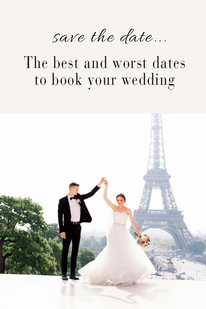 The Best And Worse Dates To Book Your Wedding