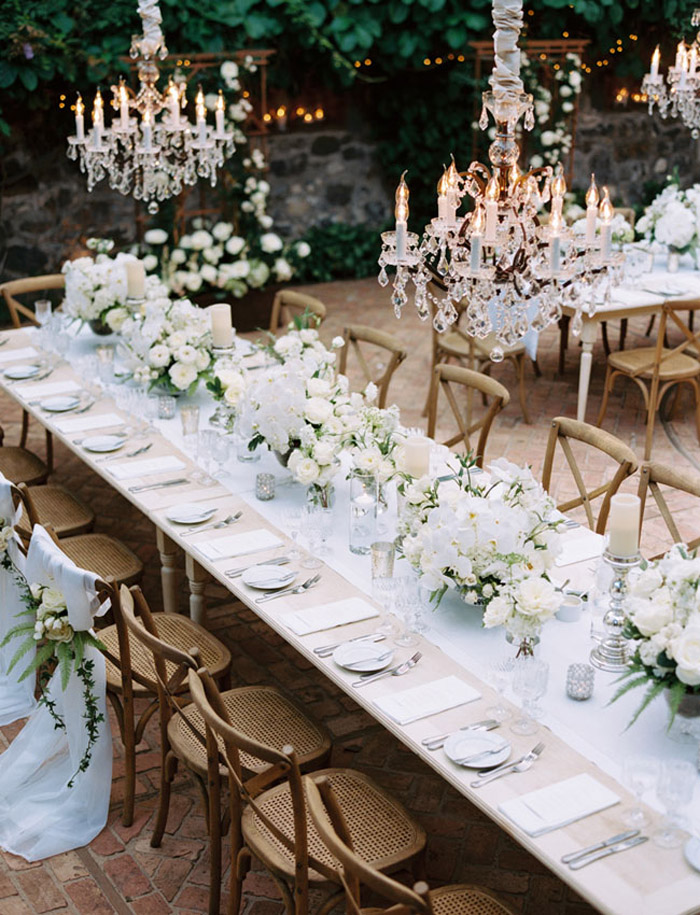 Wedded White - The Crisp Decor Trend We Are Loving - Modern Wedding