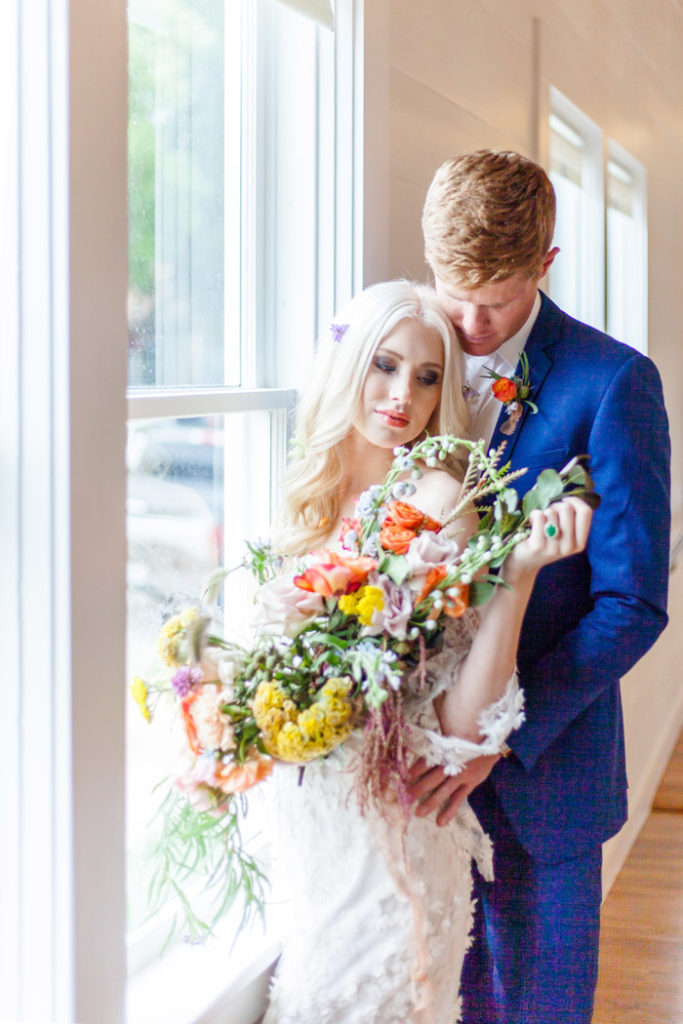 A Colourful Wedding Photoshoot With A Bohemian Twist - Modern Wedding