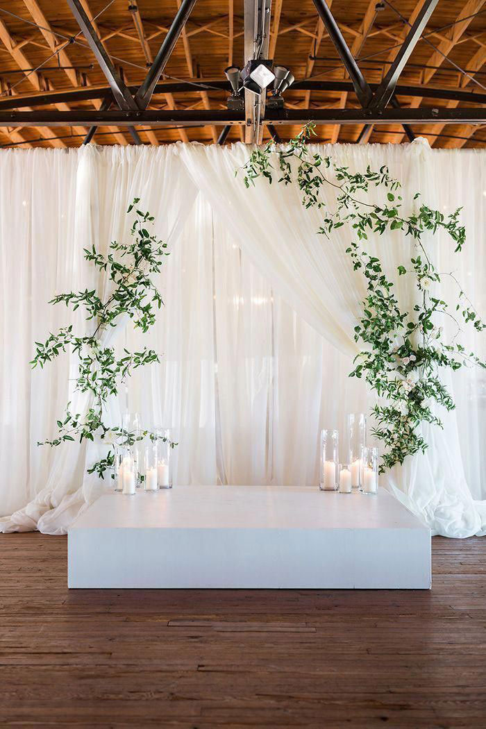 Get Creative With These Ceremony Backdrops - Modern Wedding