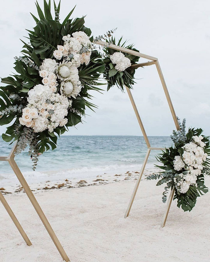 Get Creative With These Ceremony Backdrops - Modern Wedding