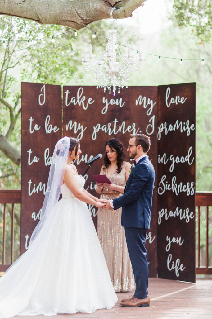 Get Creative With These Ceremony Backdrops - Modern Wedding