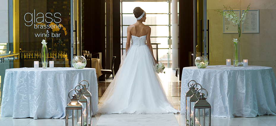 Glass Brasserie At The Hilton Sydney Modern Wedding