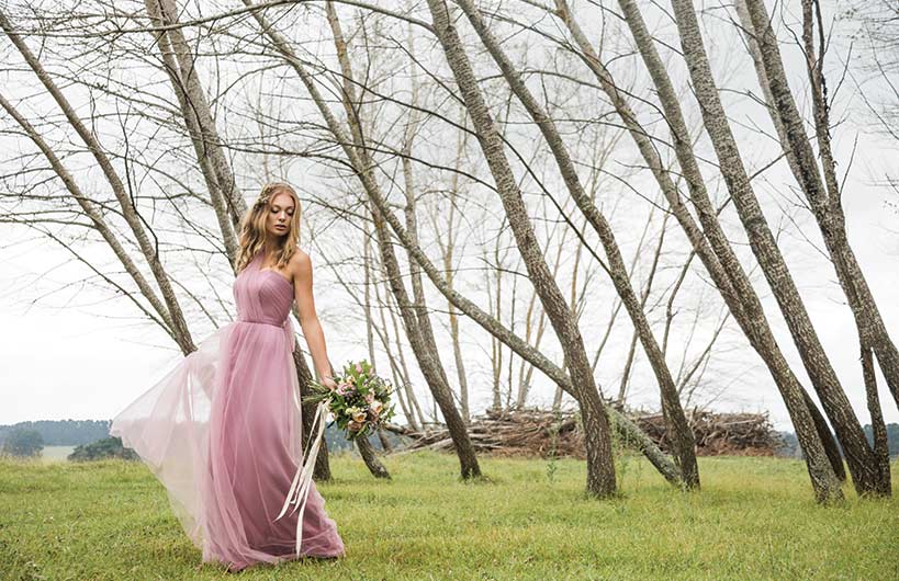 Country Rose Bridal Fashion Editorial
