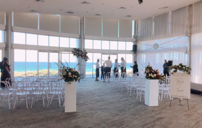 City Beach Events - Modern Wedding